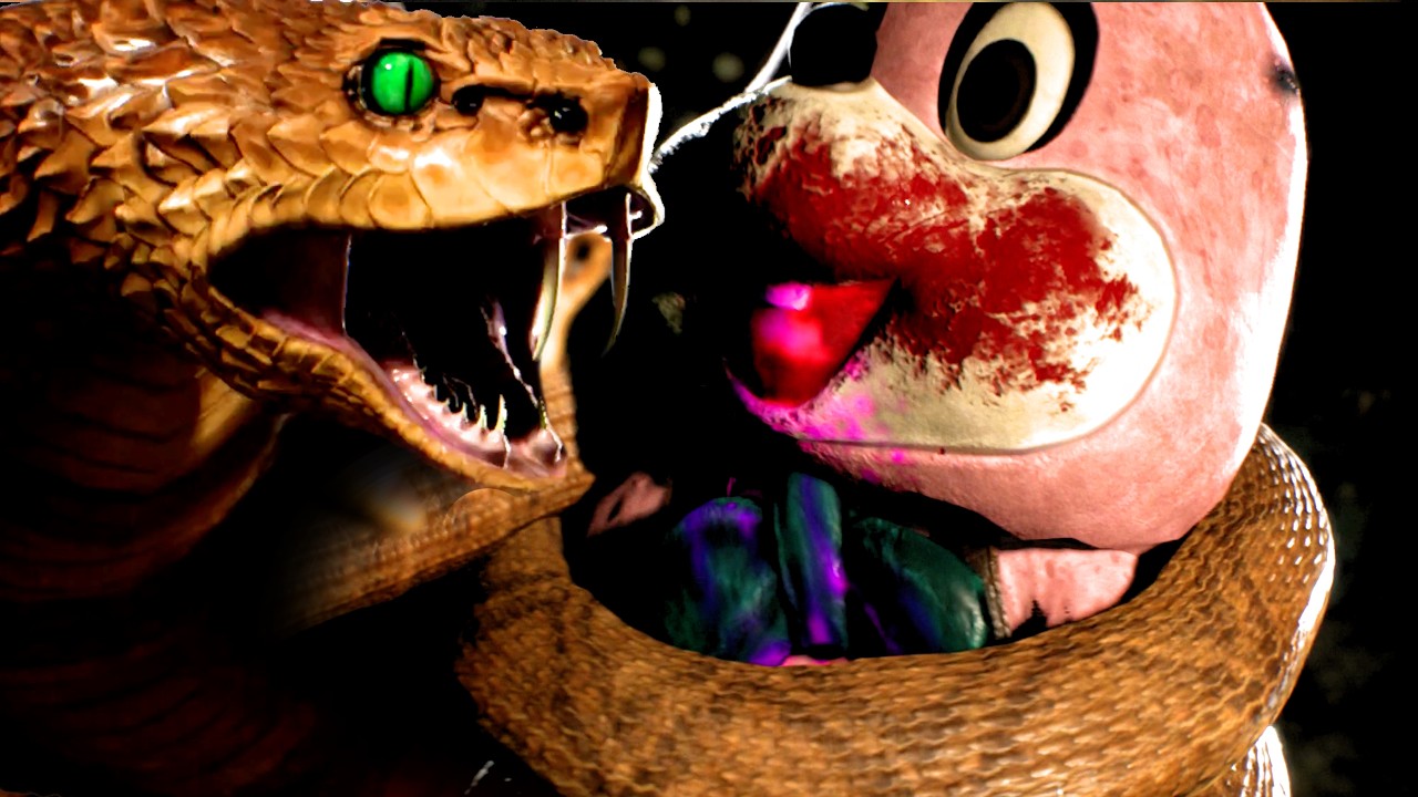 Mortal Kombat 1 All Animalities on Silent Hill Robbie The Rabbit - YouTube