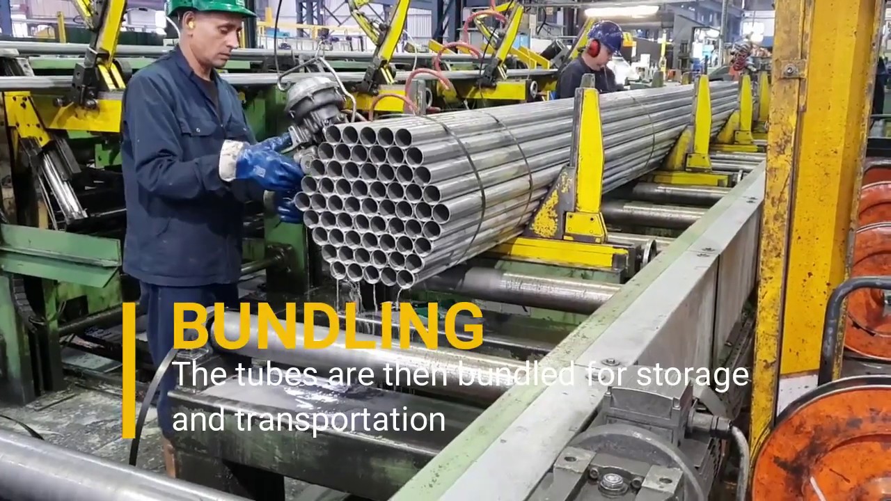 How It's Made: ERW Steel Tube - YouTube