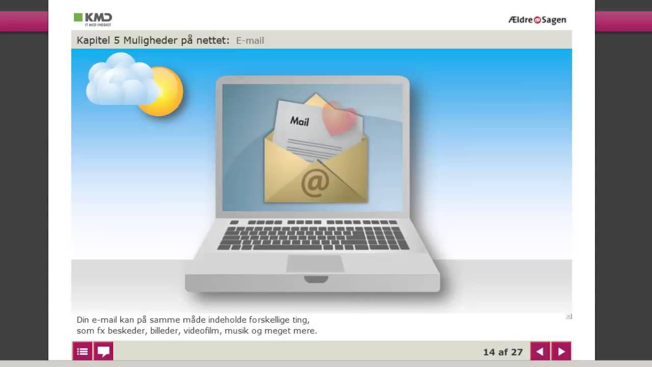 Hvad er e-mail - Ældresagens - Bliv dus med din computer - YouTube