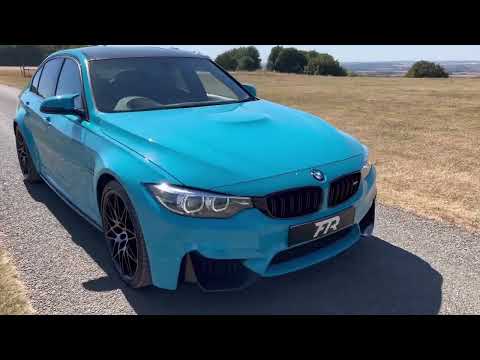 BMW M3 Competition in Miami Blue - YouTube
