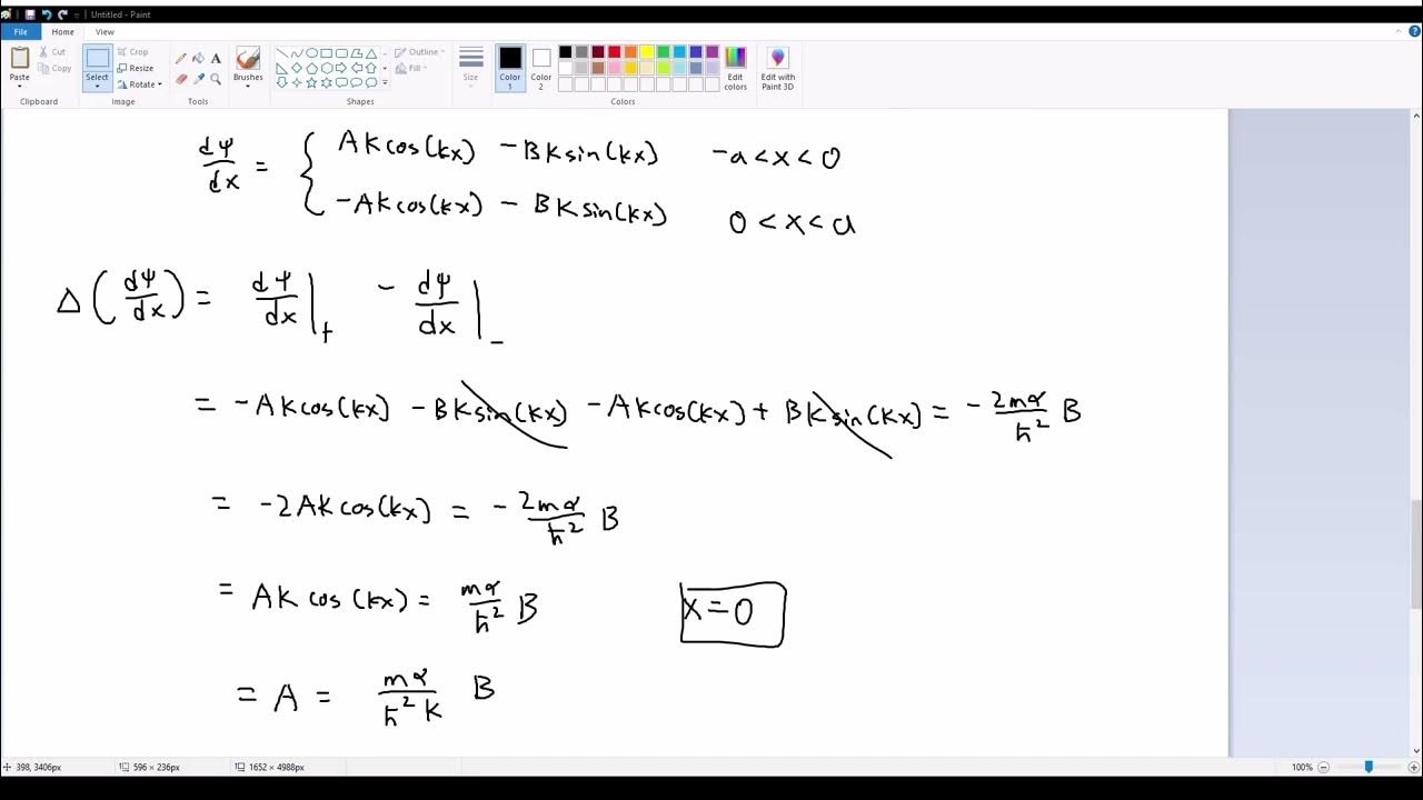 Griffiths QM Problem 2.43 - YouTube