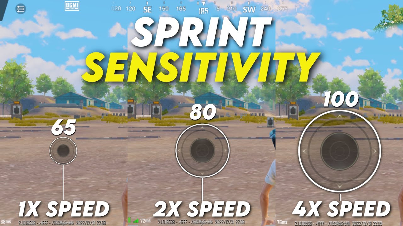 SPRINT SENSITIVITY: GET 2X SPEED - Increase Movement Speed in ...
