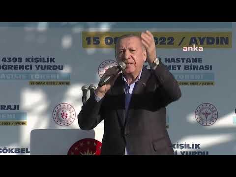Cumhurbaşkanı Erdoğan, Aydın'da Toplu Açılış Töreni'nde Konuşuyor