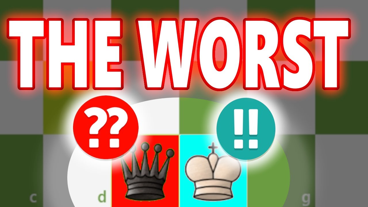 The WORST Chess game of all time... - YouTube