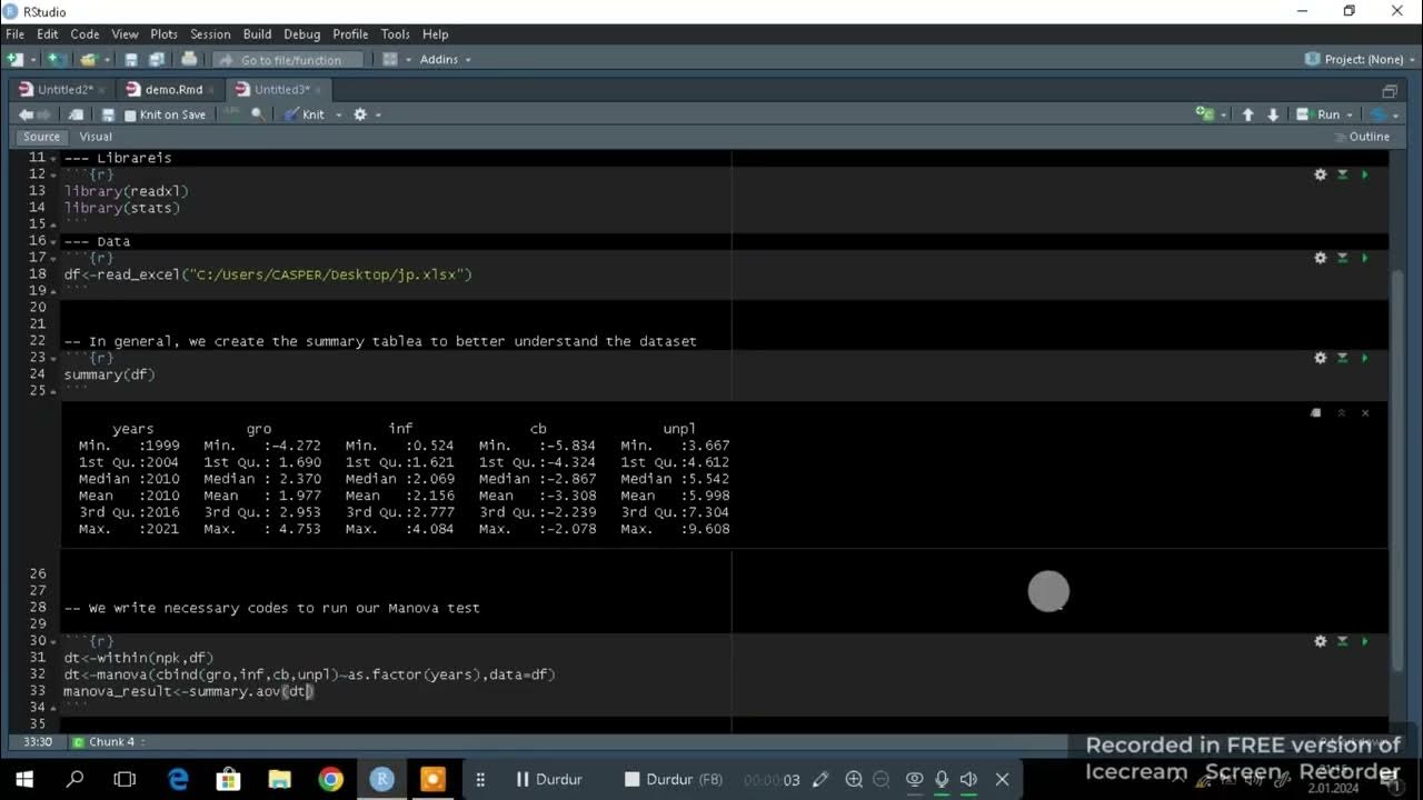 Multivarite Analysis of Variance with R programming - YouTube
