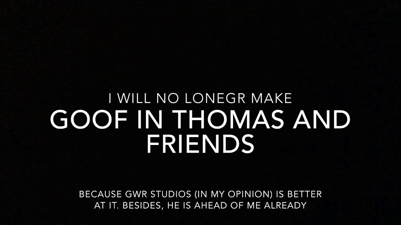 News about my second channel (GWR Studios should see this) - YouTube