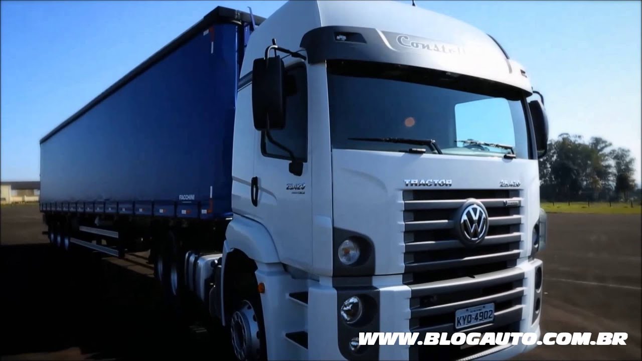 Volkswagen Tractor Constellation 25.420 6x2 2014 - Apresentação ...