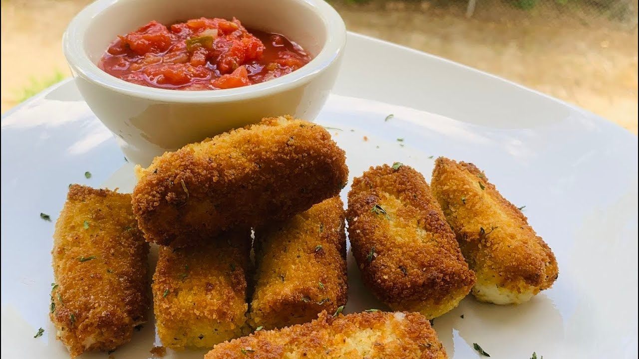 Mozzerella Sticks!!! with a VEGAN recipe INCLUDED!!!! - YouTube