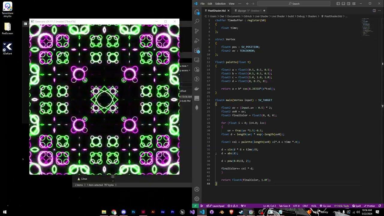 Vulkan HLSL Live Coder - YouTube