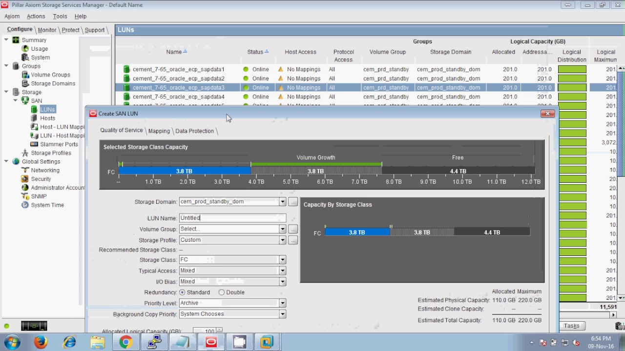 How to create LUN at Pillar Axiom 600 Storage using CISCO SAN Switch ...
