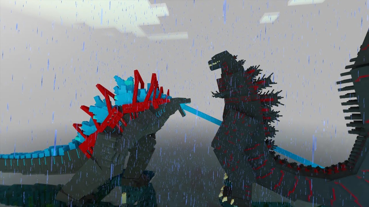 Shin Godzilla VS Godzilla in Minecraft PE MMCRAFT TV #2 - YouTube