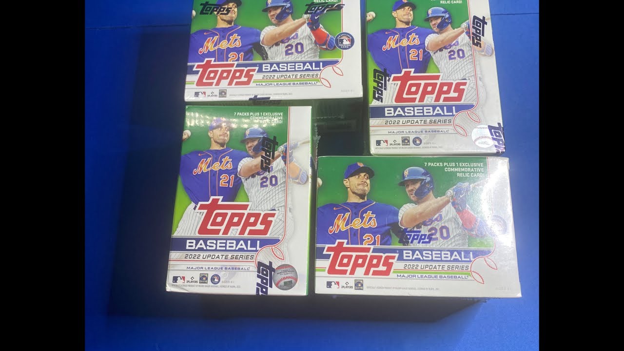 2022 Topps Update BLASTER Boxes (4) - YouTube