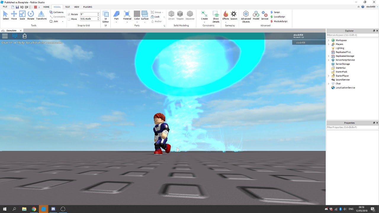 Thor Stormbreaker recreation ROBLOX - YouTube