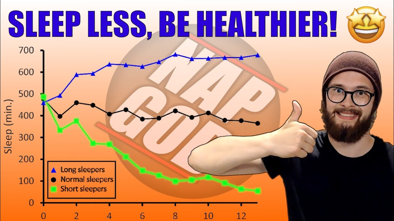 Is sleeping less good for you? NEW Evidence says YES! | Light sleep ...