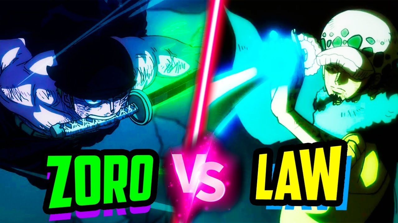 ¿QUIÉN ES EL MÁS FUERTE? ZORO con HAKI DEL CONQUISTADOR o LAW con el ...
