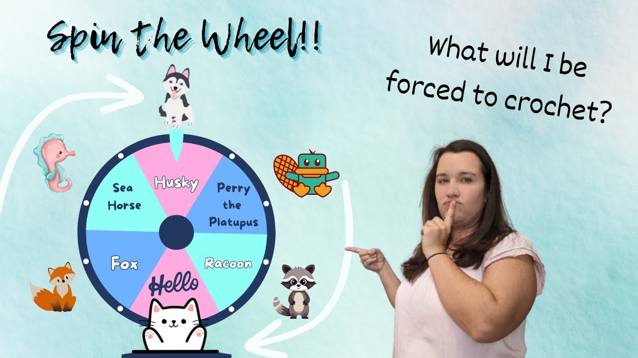 The Wheel Decides What I Crochet - YouTube