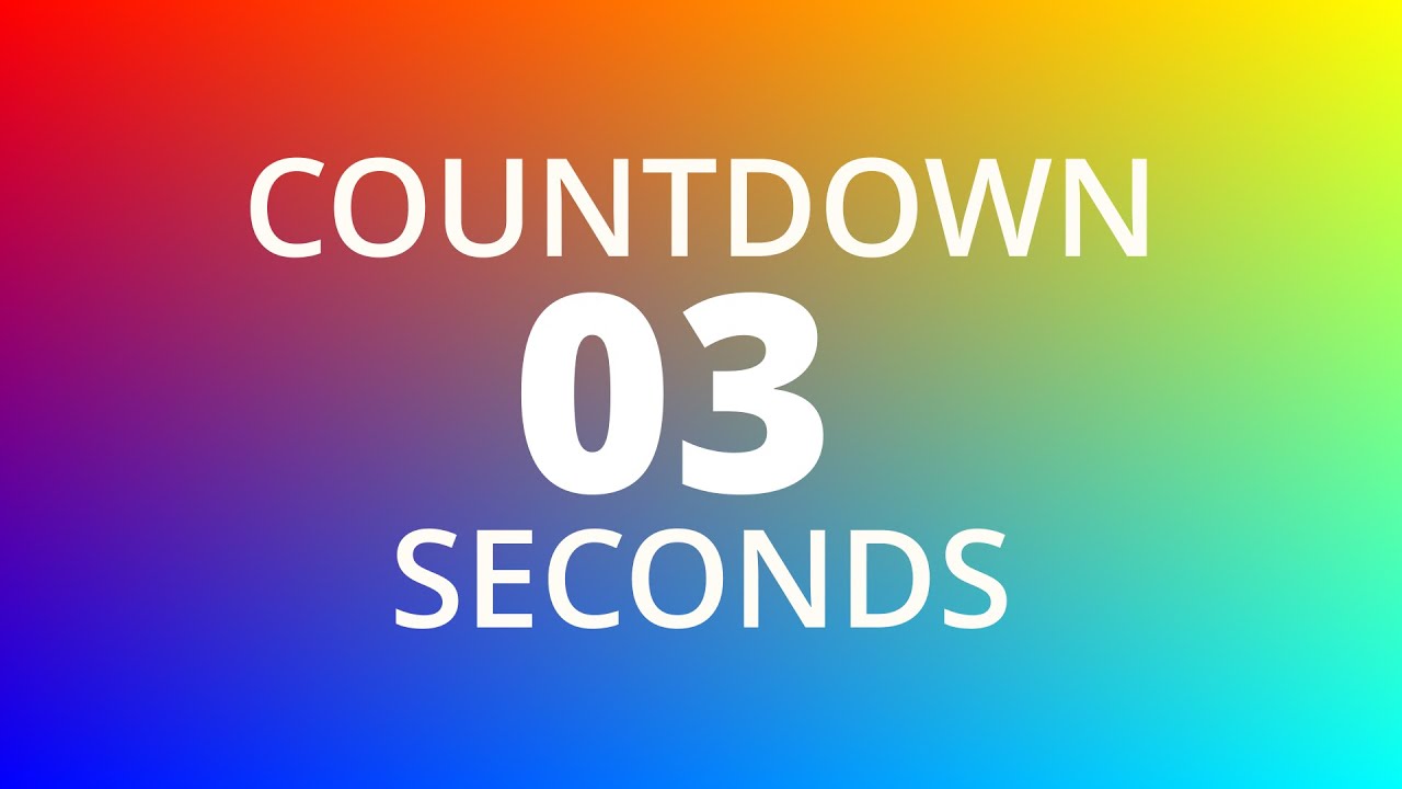 3 sec TIMER - 3 seconds COUNTDOWN - YouTube