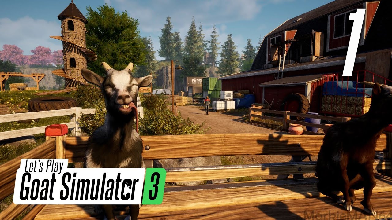 Let's Play Goat Simulator 3 (PS5). Episode 1: Goat-napped! - YouTube