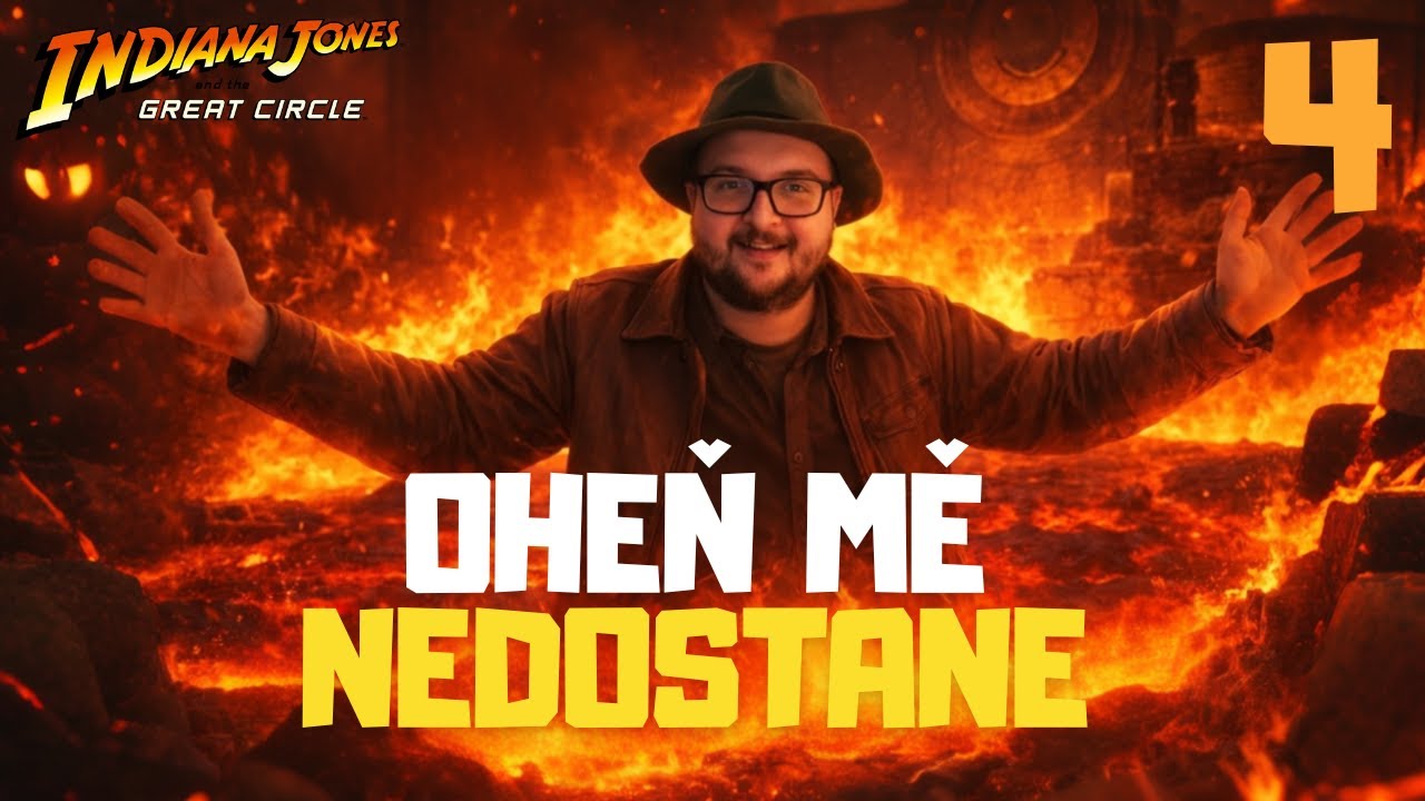 Oheň mě nedostane - Indiana Jones and the great circle - Darien Keir ...