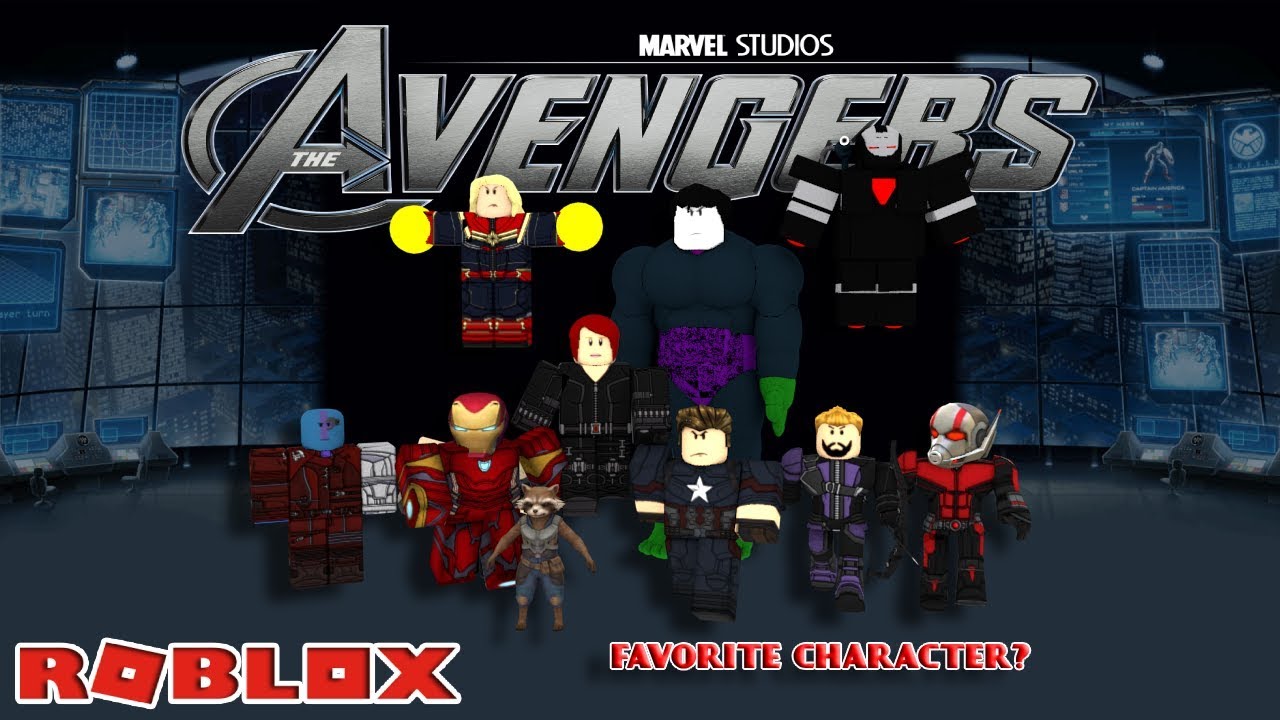 Who is Your FAVORITE MARVEL CHARACTER..? (Roblox Avengers Endgame ...