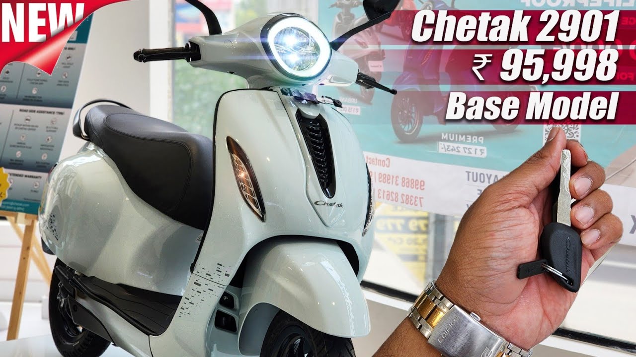 2024 Bajaj Chetak 2901 New Base Model, Whats New? On Road Price, Range ...
