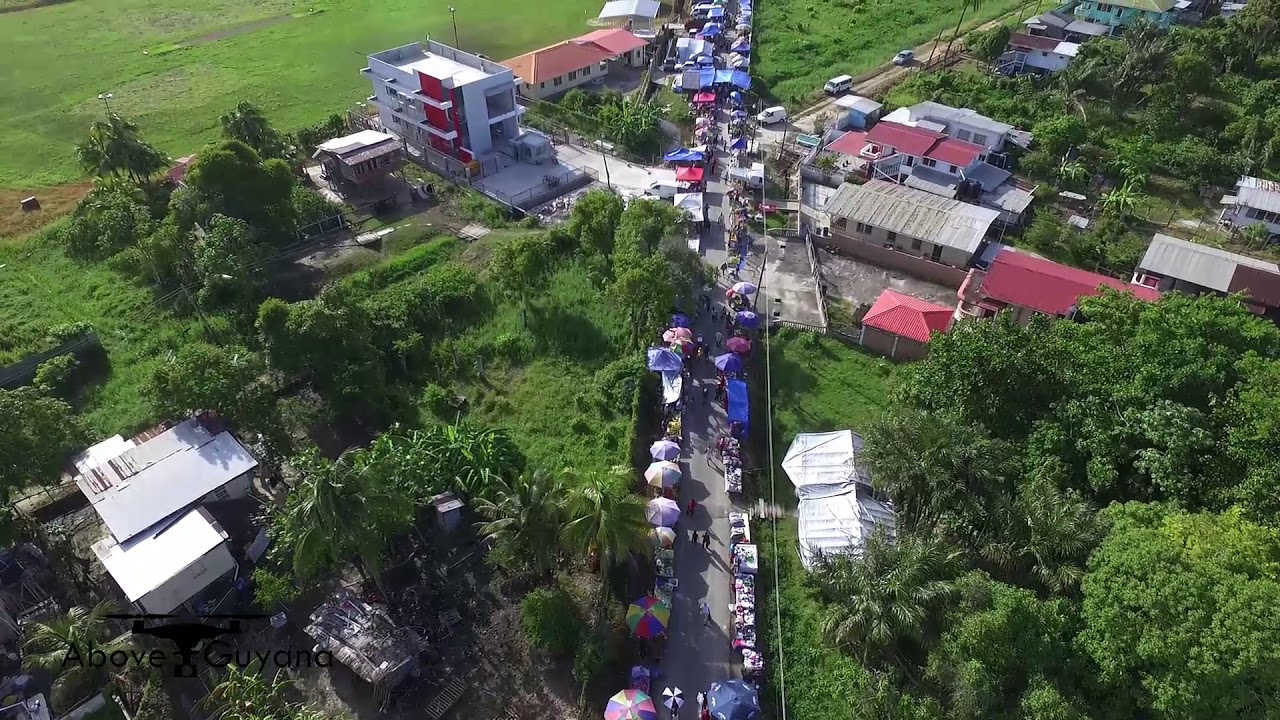 Above Guyana - Parika Market - YouTube