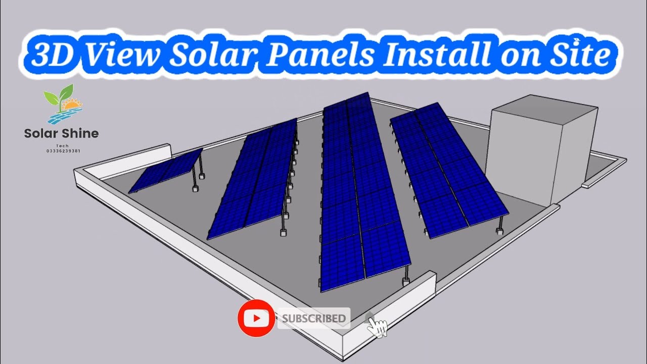 Complete Guide to 3D Solar Panel Installation: AutoCAD & SketchUp ...