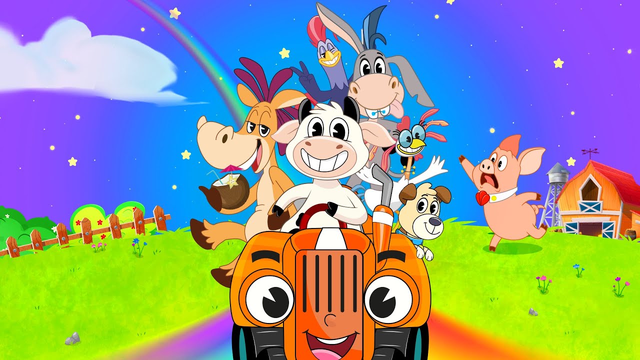 El Tractor de la Granja | La Vaca Lola | Canciones infantiles - YouTube
