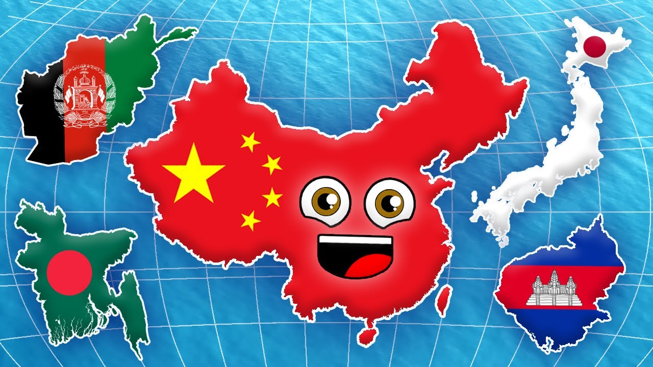 Every Country in Asia | Countries of the World - YouTube