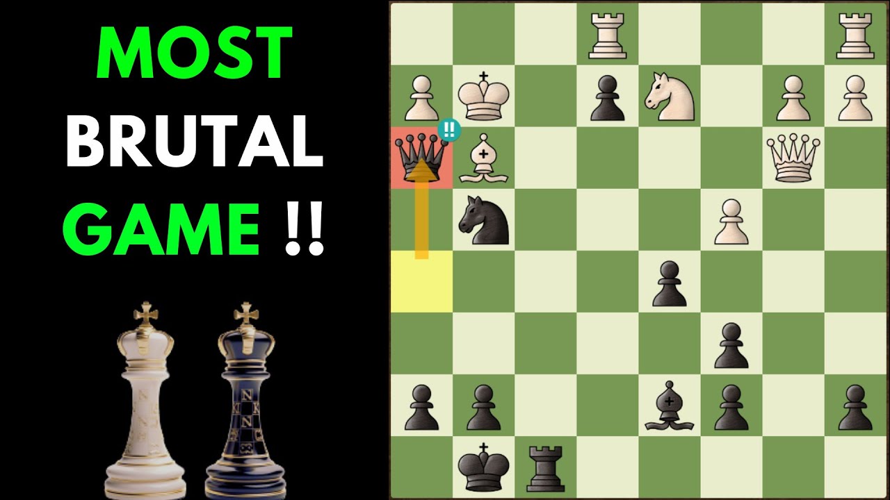 Most Brutal Game of Wilhelm Steinitz | 1866 | Chess Vaasam - YouTube