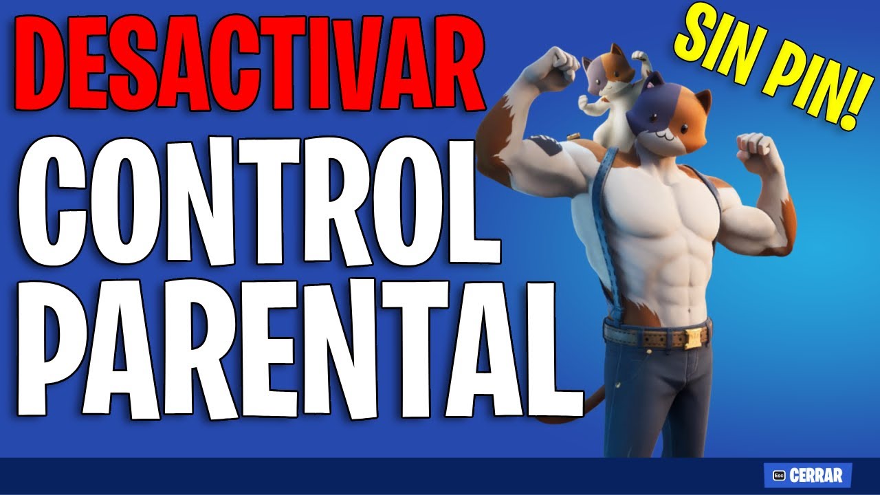 COMO DESACTIVAR EL CONTROL PARENTAL SIN SABER EL PIN EN EPIC GAMES ...