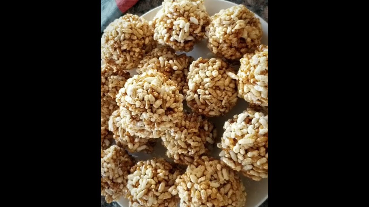 मुरही के लाई (तीला संक्रईत एस्पेसल) - murhi ke lai - Murmura ladoo ...