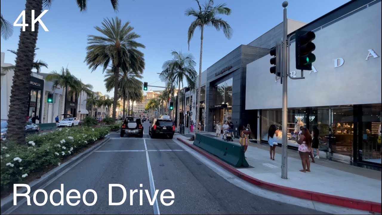 [4K] Rodeo Drive California Driving Tour (ultra high-end designer ...