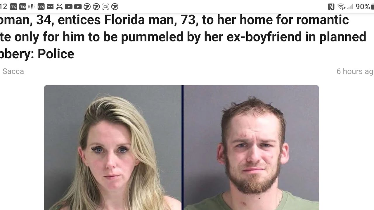 Chelsea Wright, 34, & Andrew Marks, 33, entices Florida man, 73, to her ...