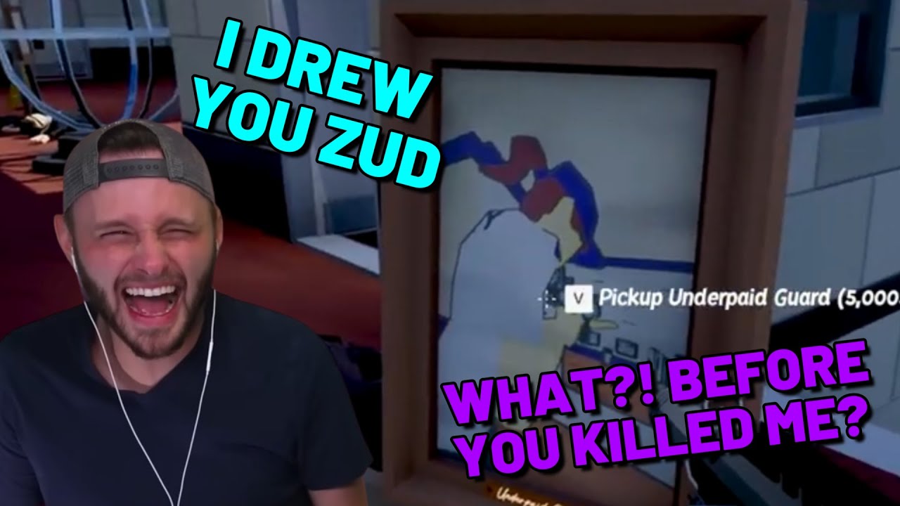 SSundee paints Zud right behind him and kills him - YouTube