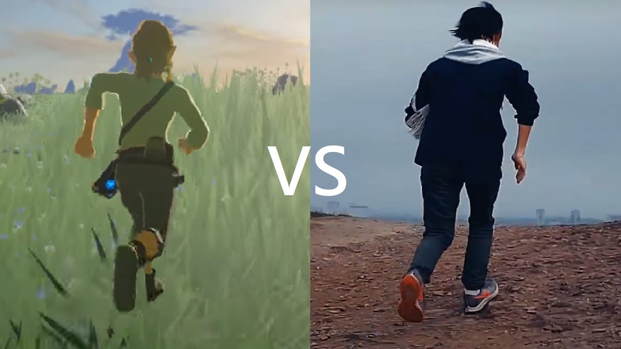 BOTW OPENING IN REAL LIFE - Zelda Breath of The Wild - YouTube