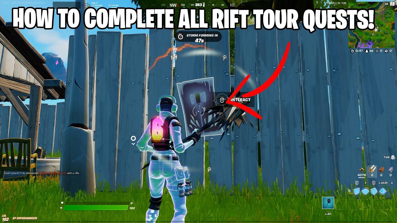 How To Do ALL RIFT TOUR CHALLENGES in Fortnite Battle Royale! (Free ...