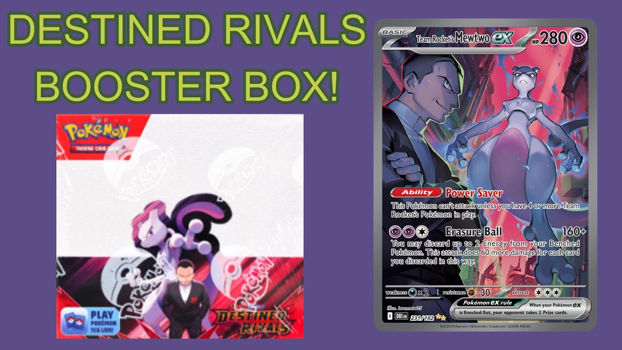 !THE MOST HYPED SET OF 2025! POKEMON SCARLET & VIOLET DESTINED RIVALS ...