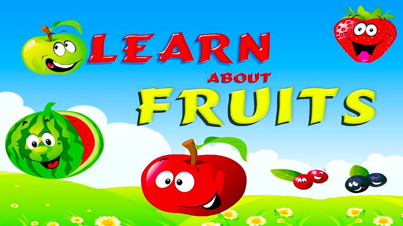 Learn Fruits Names Fruits for Kids Learn Fruit Names Flash Card KIDS ...