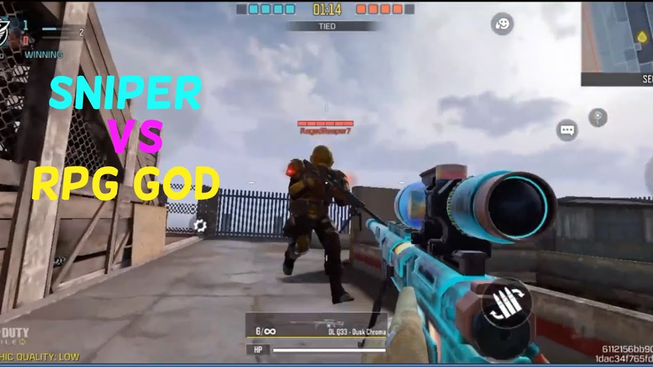Sniper V/S RPG God in coll of duty mobile - YouTube
