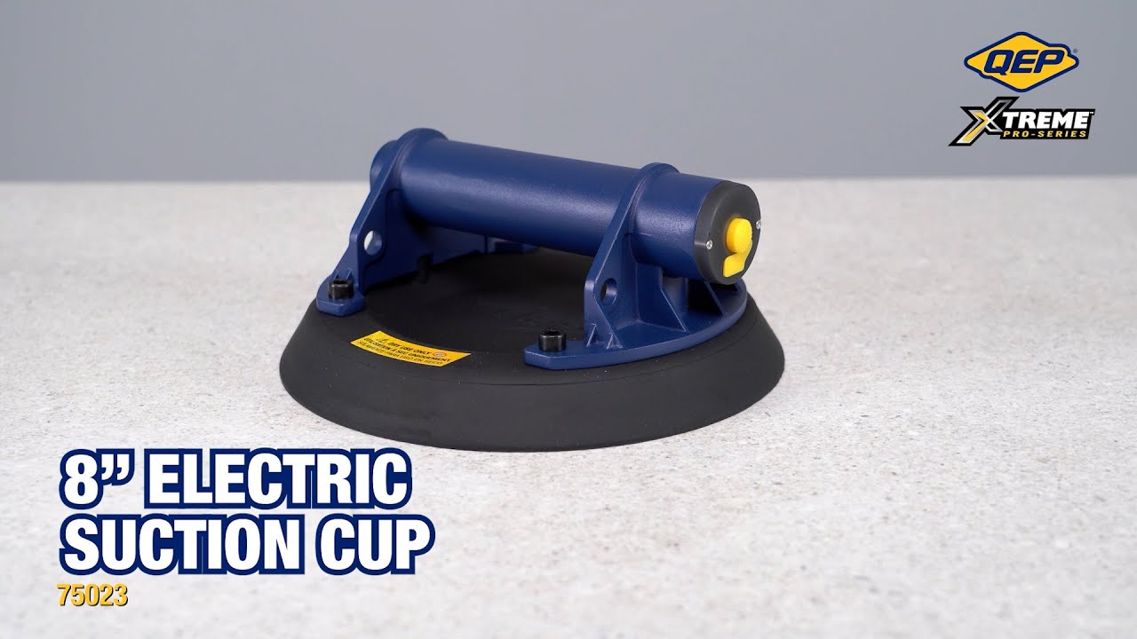QEP® Xtreme™ 8" Electric Suction Cup - YouTube
