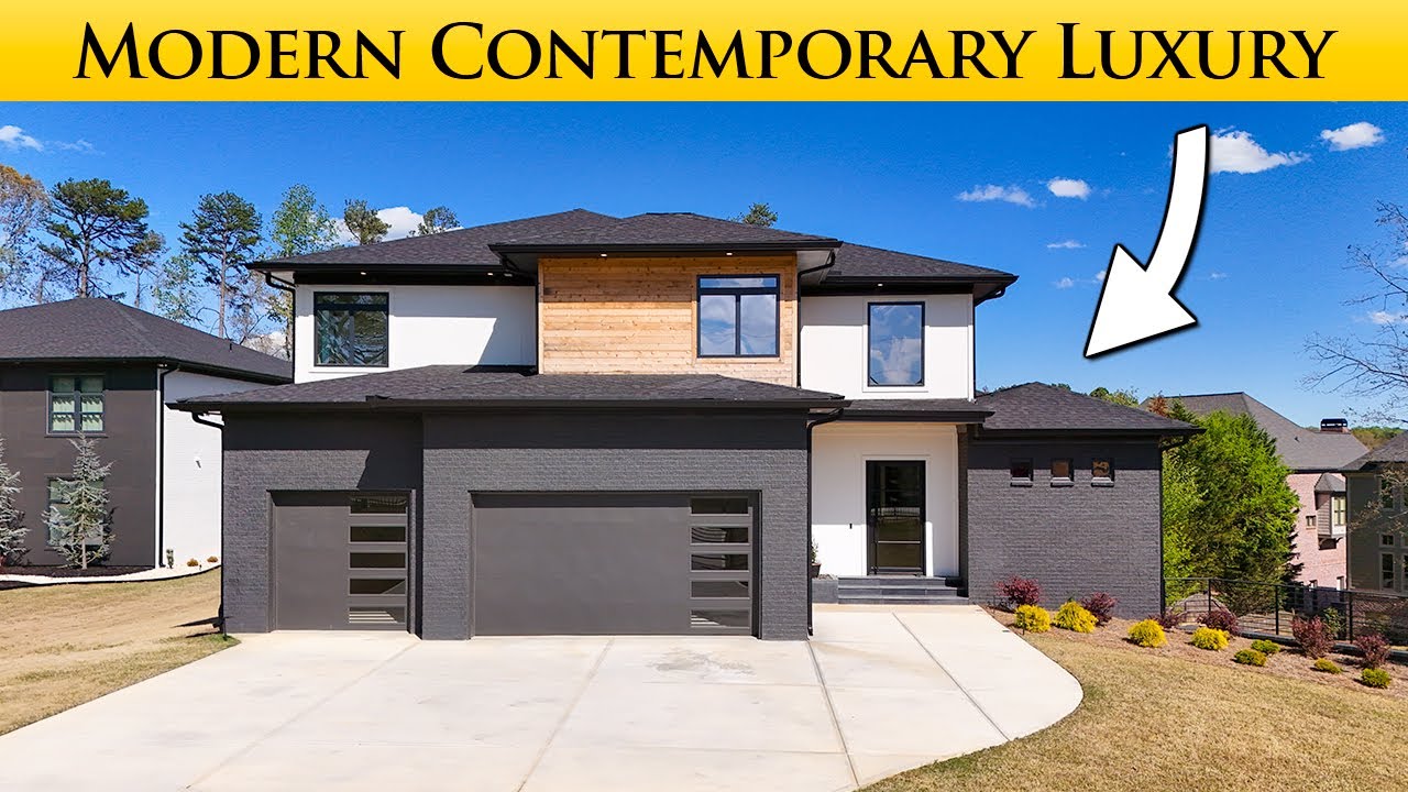 SEE A $1.3M New Modern Contemporary Home in Buford GA | Atlanta New ...