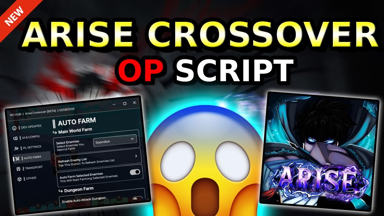 |NEW| Arise Crossover OP Script (AUTOFARM, AUTO ARISE, AUTO DESTROY ...