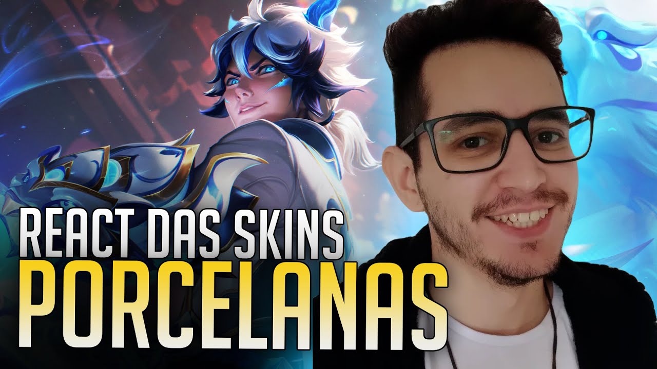 REAGINDO A TODAS AS NOVAS SKINS PORCELANA (PORCELAIN) - LEAGUE OF ...