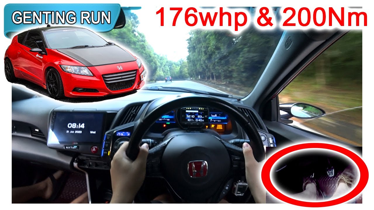 Supercharged Honda CR-Z 6MT | Malaysia #POV [Genting Run 冲上云霄] [CC Subtitle] - YouTube