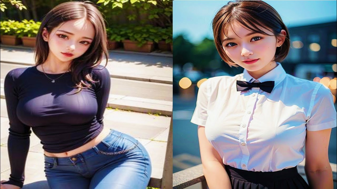 [4K] Ai Art Lookbook Model Girl Video | Ai Lookbook Model Stay In ...