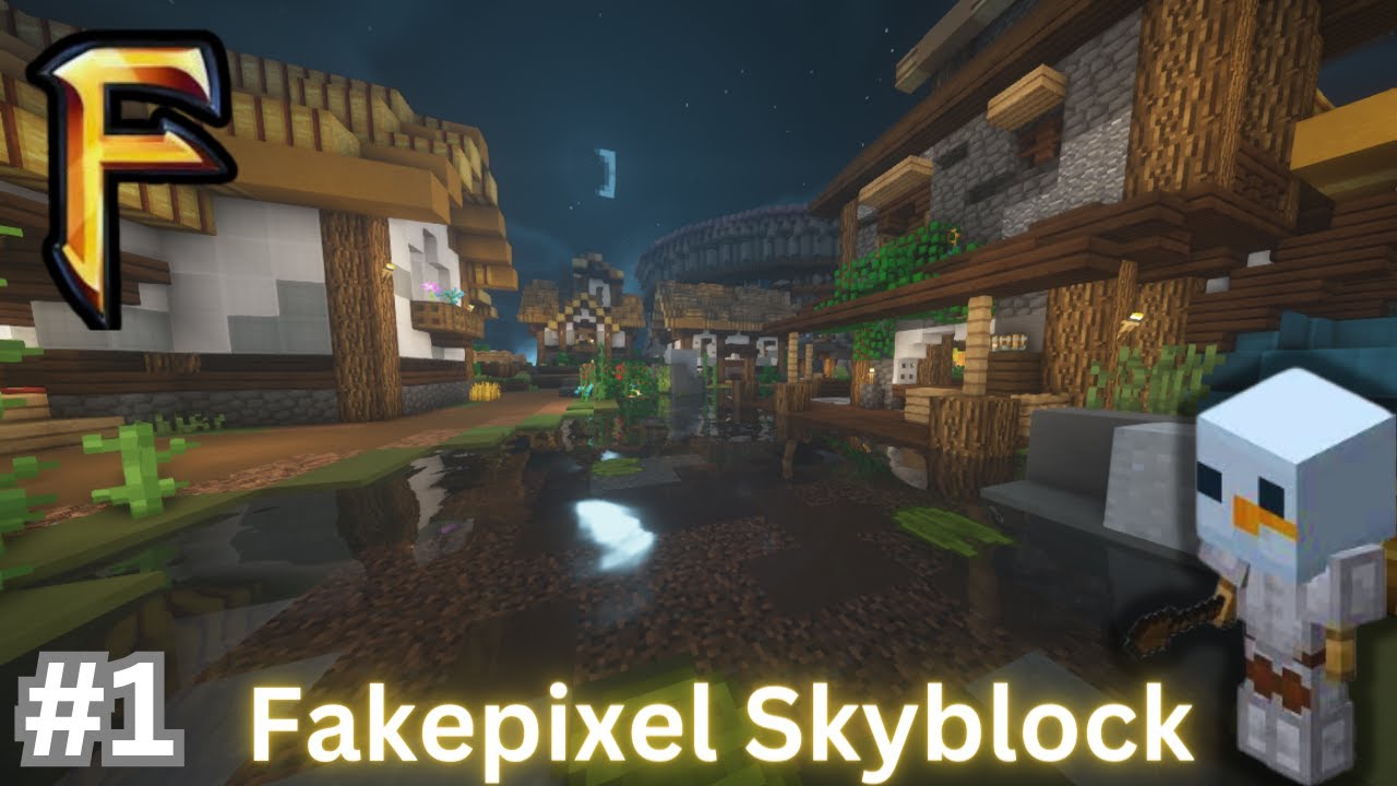 Fakepixel Skyblock episode 1|The journey begins|Cracked hypixel ...