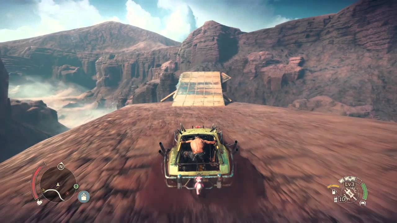 Mad Max Video Game Jump Fail on Playstation 4 - YouTube