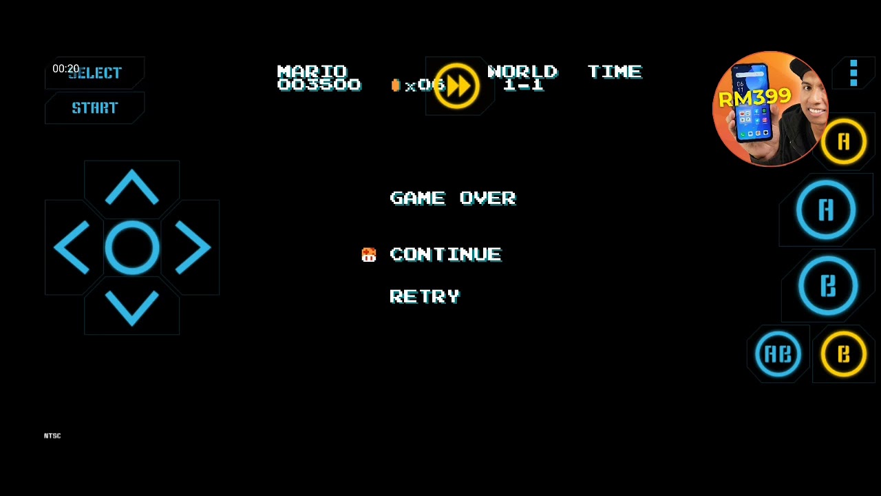 All Night Nippon Super Mario Bros Nostalgia.NES Pro NES.emu Death ...