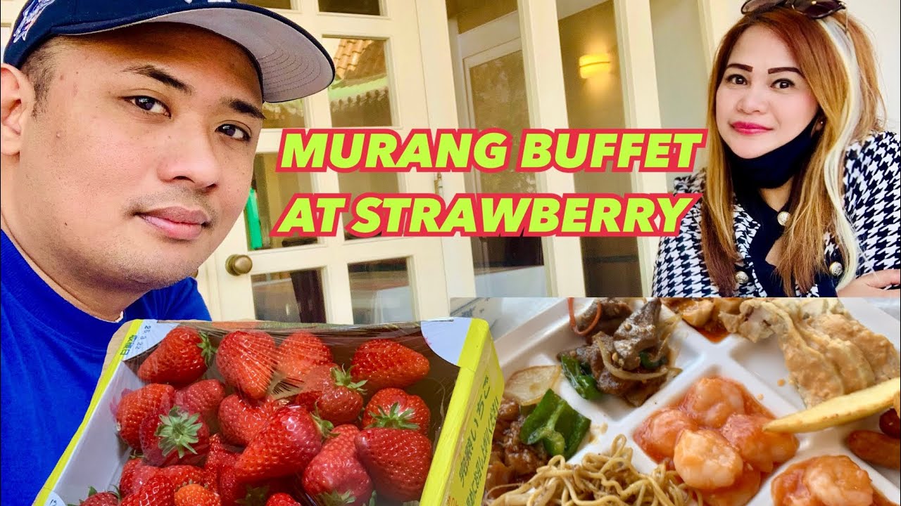 MURANG BUFFET AT STRAWBERRY SA JAPAN - YouTube